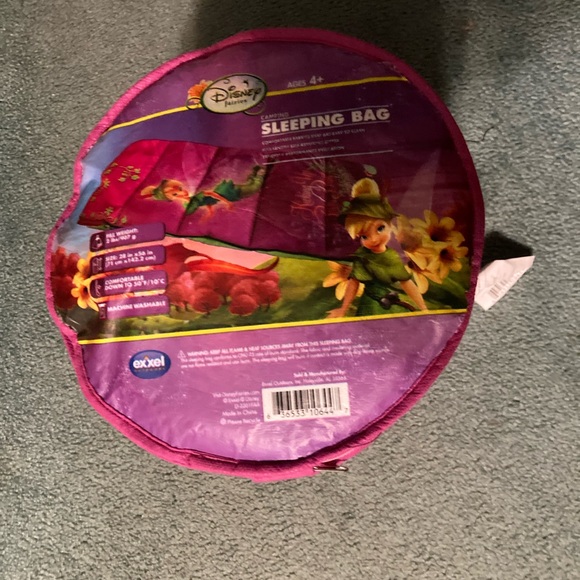 Disney | Other | Disney Fairies Tinker Bell Pink And Purple Sleeping ...